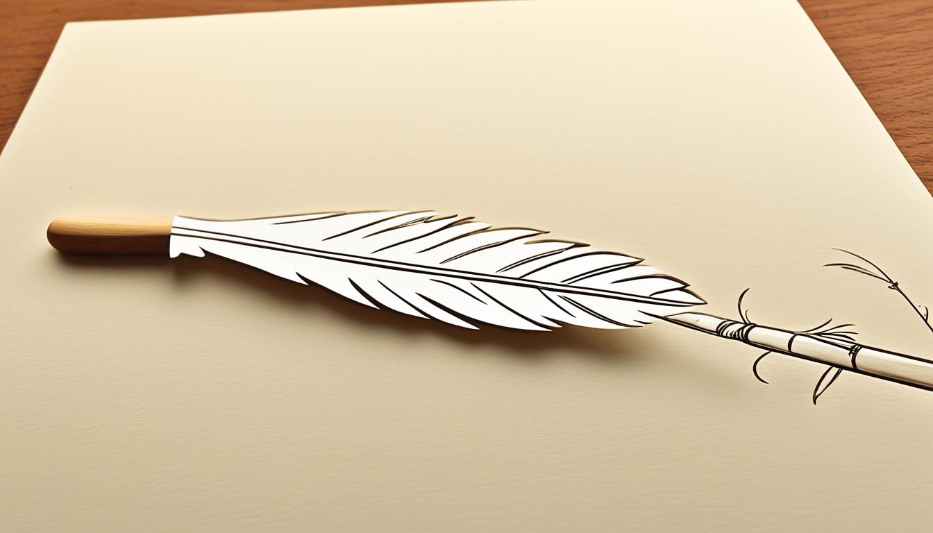 Creating a Feather Stick